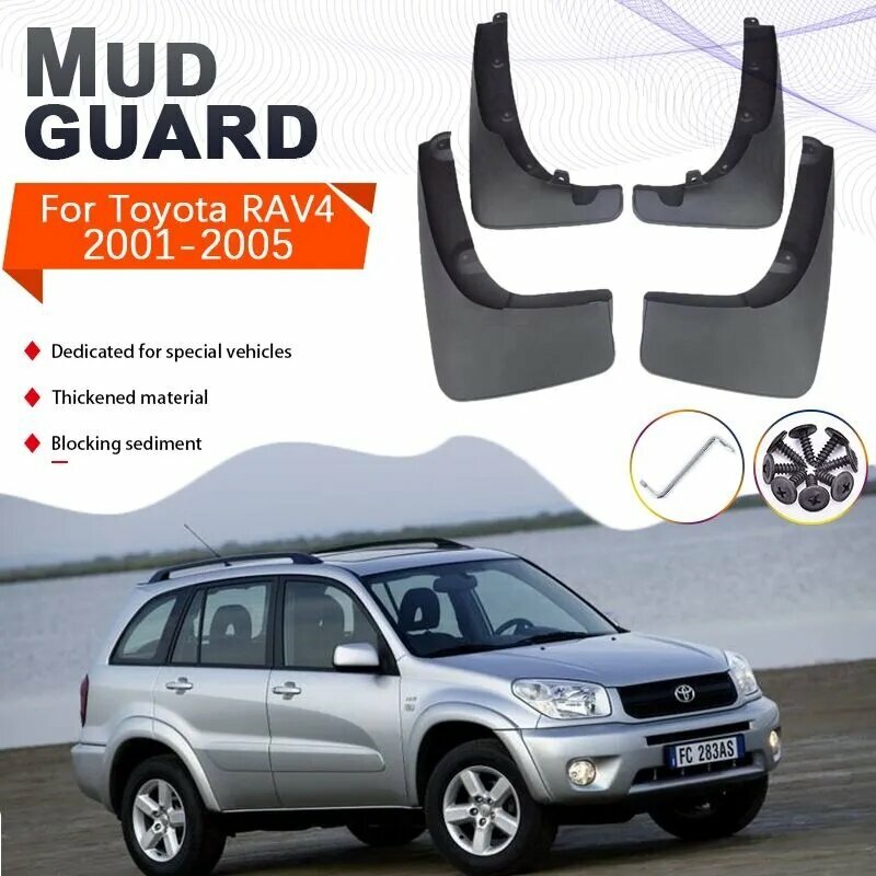 Крыло автомобильное, арт. Toyota RAV4 XA20 2001-2005 2004 (with wheel eyebrow) 4x Брызговики передние и задние крылья автомобильные аксессуары