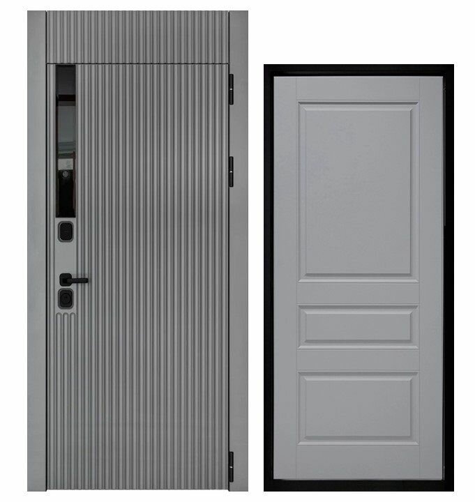 Входная дверь Комфорт-21, 960х2050 правая наружу, 3П силк маус