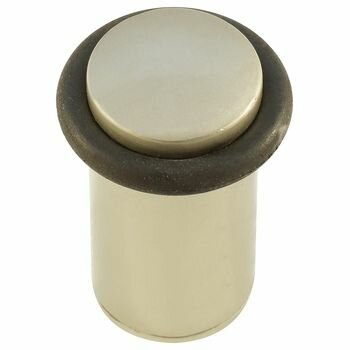 Дверной упор стоппер Maxi 588-1-60 мм-73g PB цвет: матовый хром