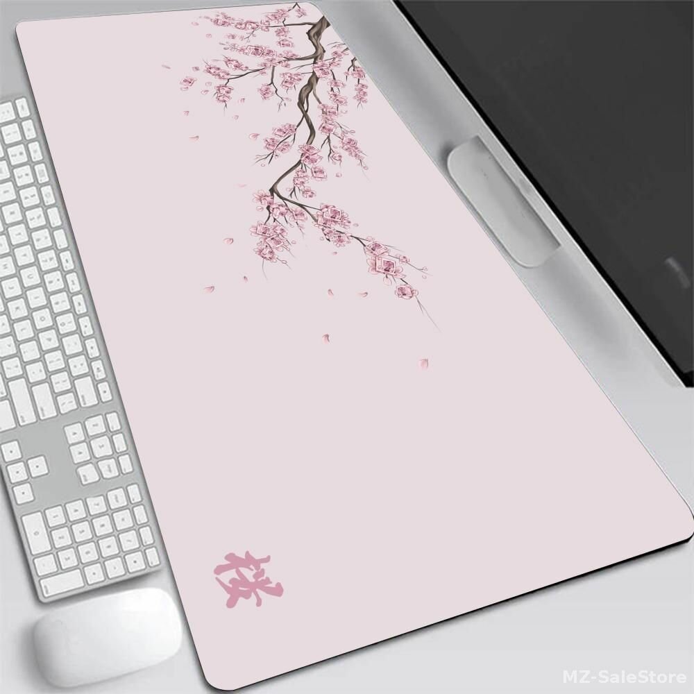 Sakura большой коврик для мыши XXL симпатичный игровой компьютер офисные аксессуары защищают рабочий стол 900x400