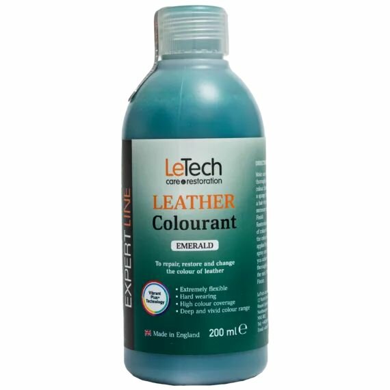 Краска для кожи Leather Colourant Emerald 200мл