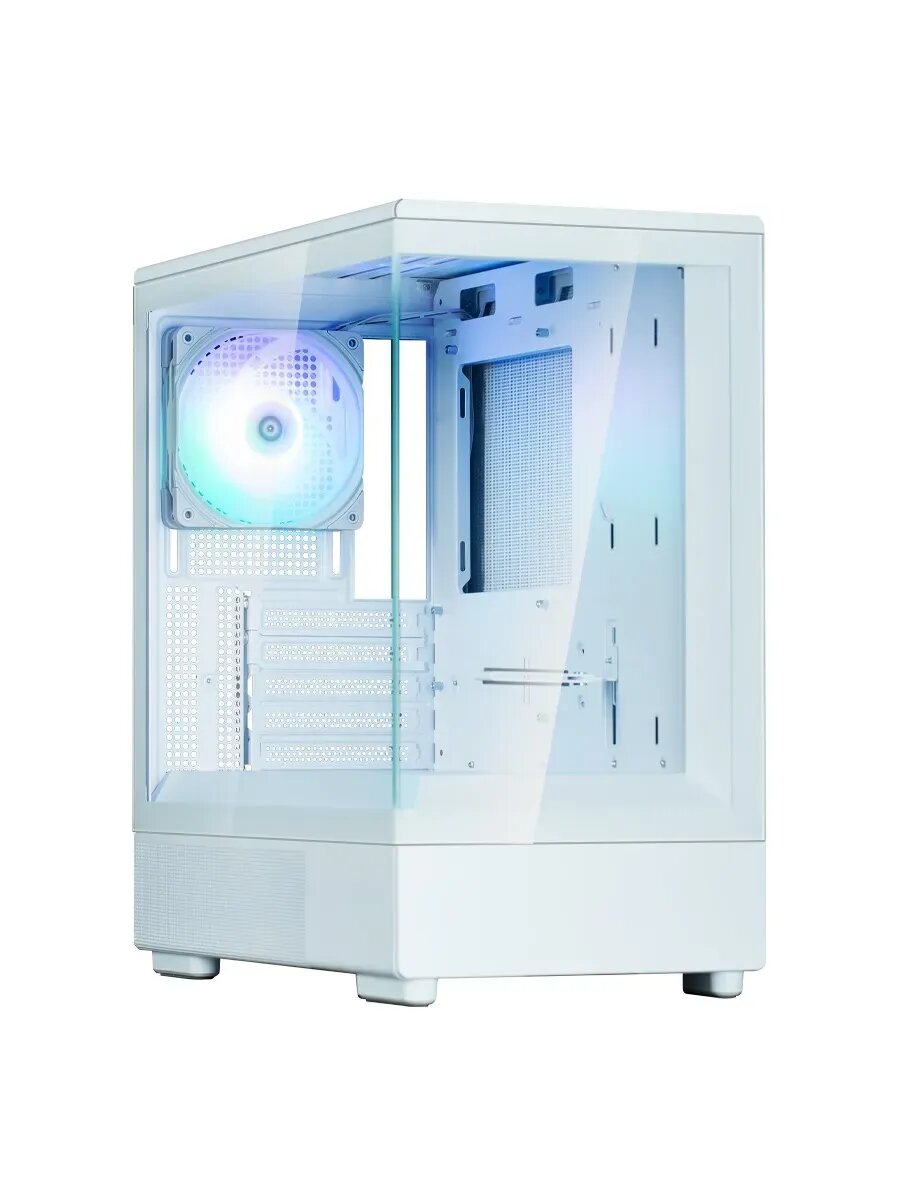 Корпус для компьютера Zalman P10 MATX, без БП, цвет белый, Mini-Tower