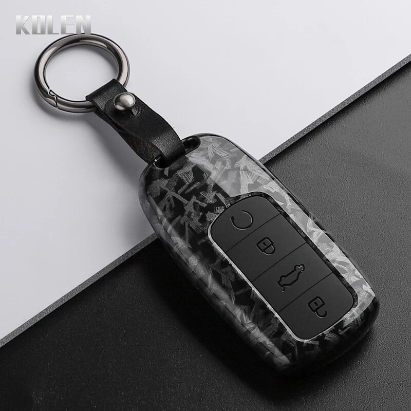 Защитный Чехол Для Автомобильного Ключа Из Углеродного Волокна И АБС-пластика Для Chery Tiggo 8 Plus 7 Pro Max Omoda 5 C5 - Д.