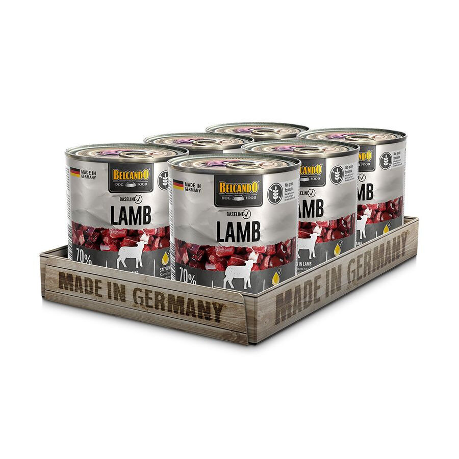 Консервы Белькандо Ягнёнок / Belcando Rich in Lamb. Набор 6 банок по 800 г.