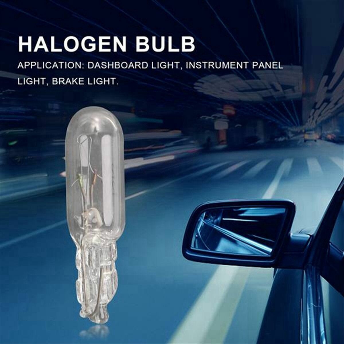 Универсальный. Галогенная лампа T5 для приборной панели автомобиля лампа для приборной панели автомобиля