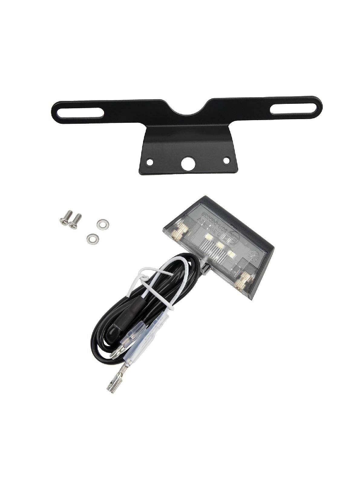 Фонарь для номерного знака с рамкой, задний фонарь с креплением для мотоциклов и скутеров