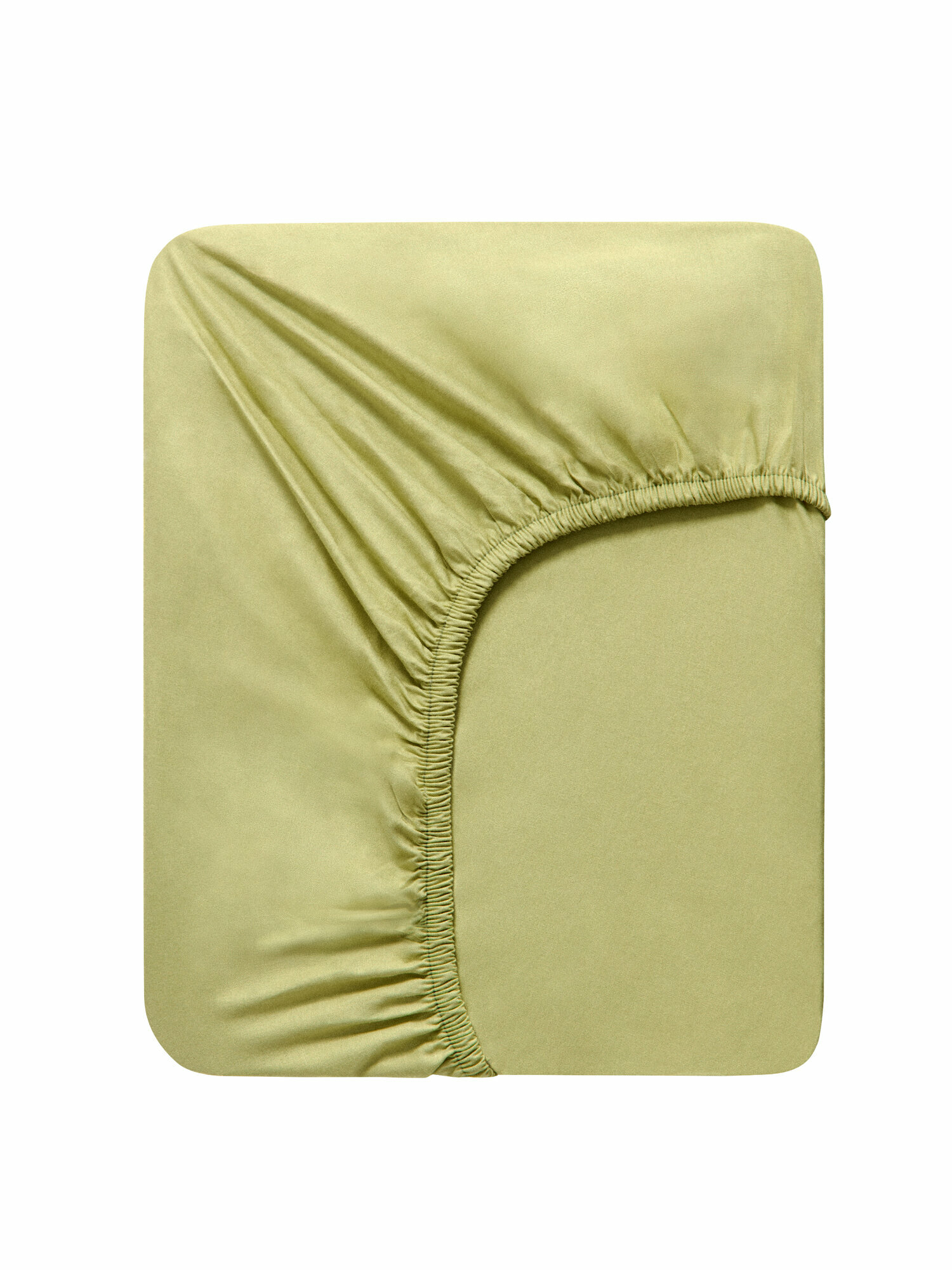Простыня MORФEUS (морфеус) - Фисташковый крем - 160x200x30 (на резинке) - ранфорс