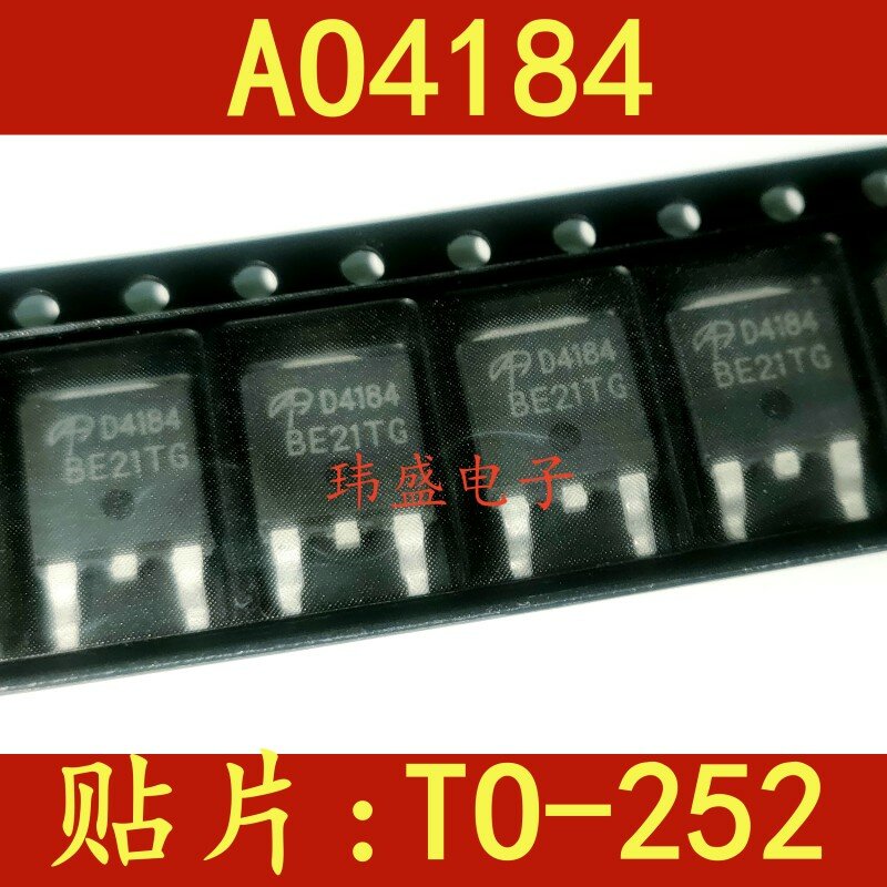 10 шт. Бренд новый оригинальный AOD4184 D4184 N-канальный полевой MOS транзистор 50A 40V SMD TO-252