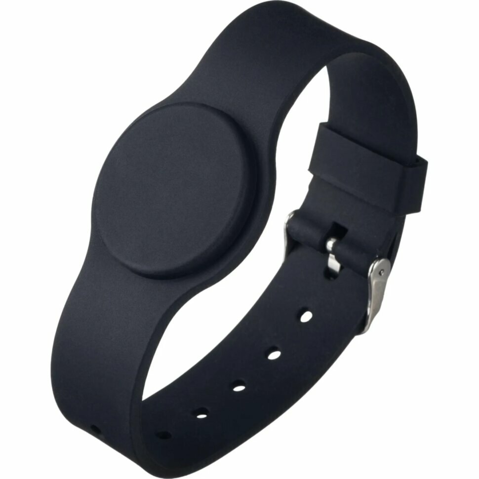 Браслет доступа (RFID-браслет) Bigtech Mifare 1К, с застежкой (черный), 2249399