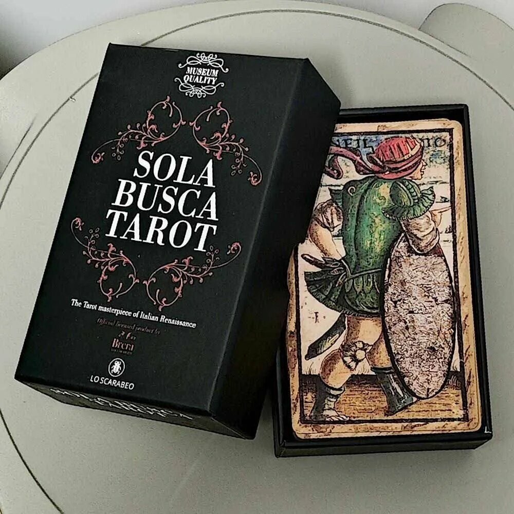Sola Busca Таро 12x7 см Палуба Картовые игры Нет Руководства