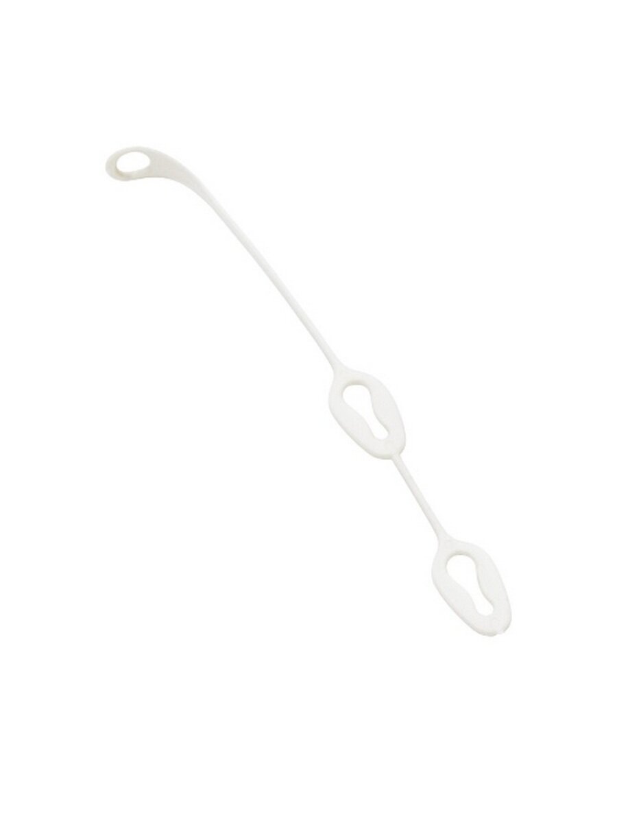 Соединитель для транспортировки и хранения вешалок (1+2), белый - 10 шт.