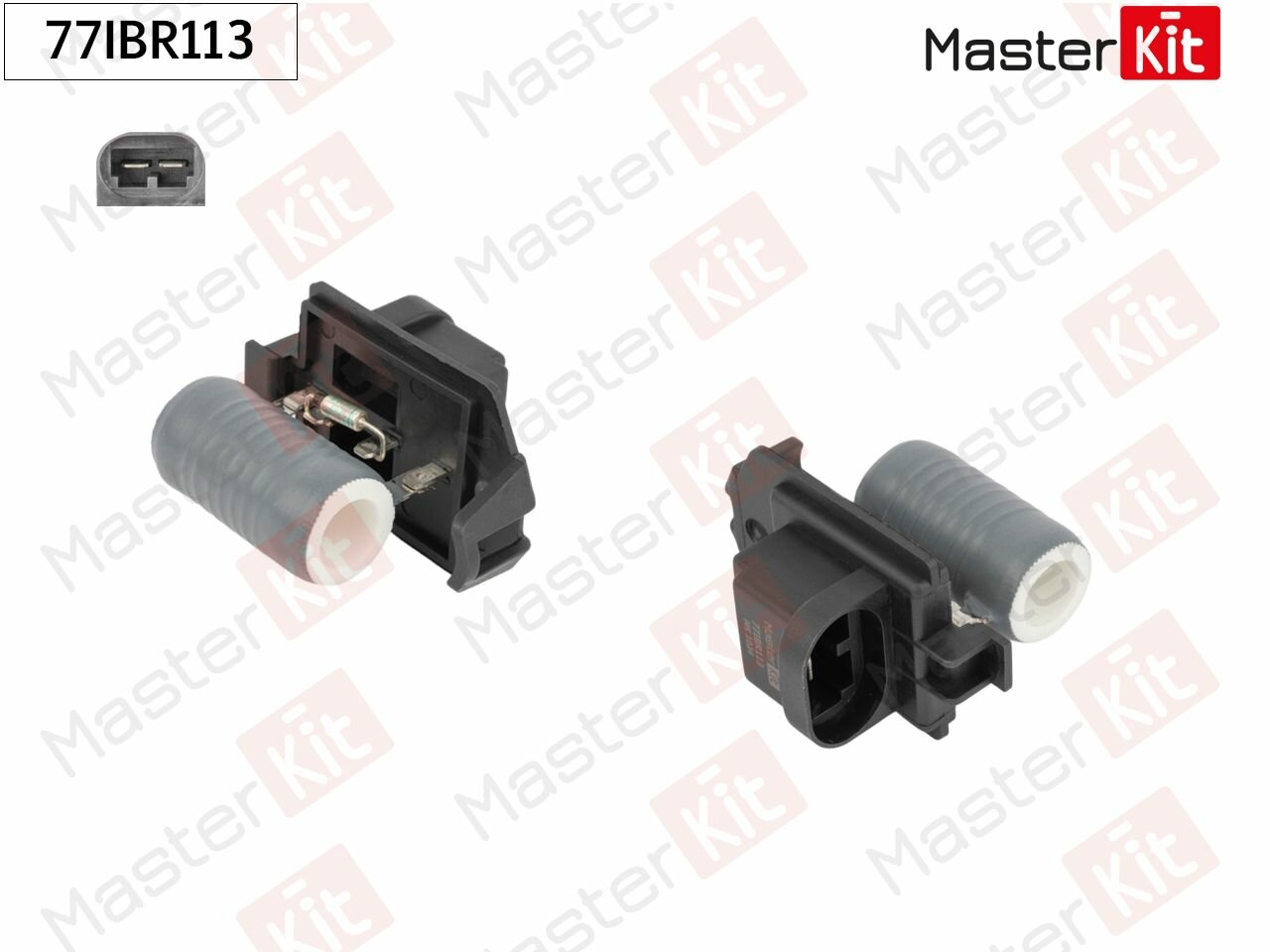 Резистор вентилятора LADA LARGUS KS0 RS0 KSA/Renault DUSTER HS 2012 - MasterKit 77IBR113