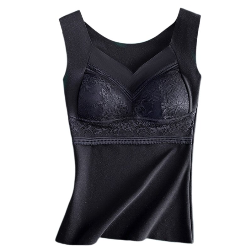 Женская майка-бюстье с кружевом, Цвет - XXXL