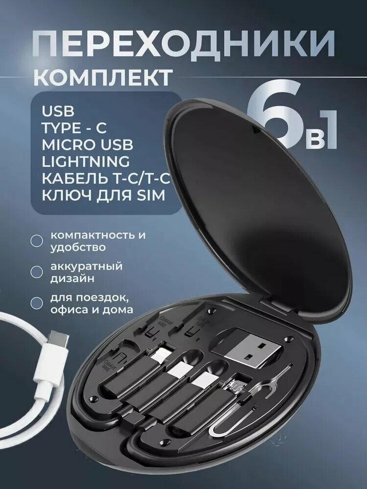 Комплект Кабель USB Type C 60 Вт / провод быстрая зарядка тайп си для телефона 0.15 метра / тайпси шнур для зарядки Samsung, Xiaomi , Cамсунг Honor, Huawei