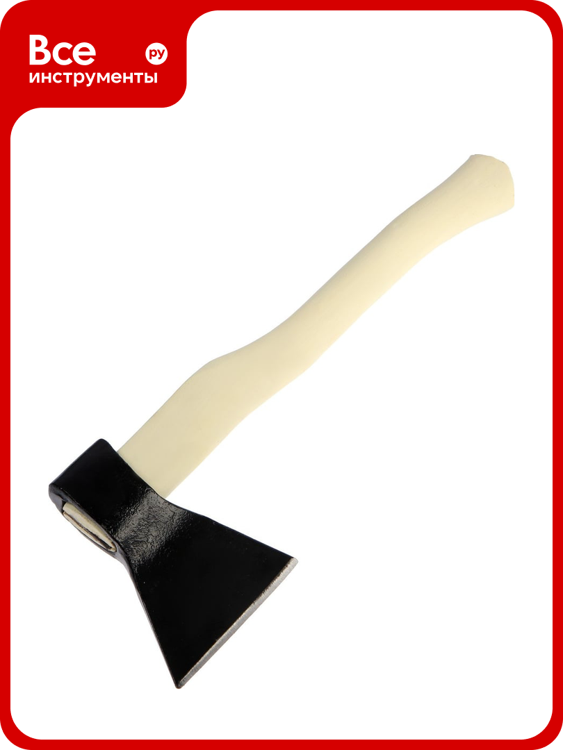 Кованый топор тундра деревянное топорище Б1, 600 г, порошковое покрытие 7660750