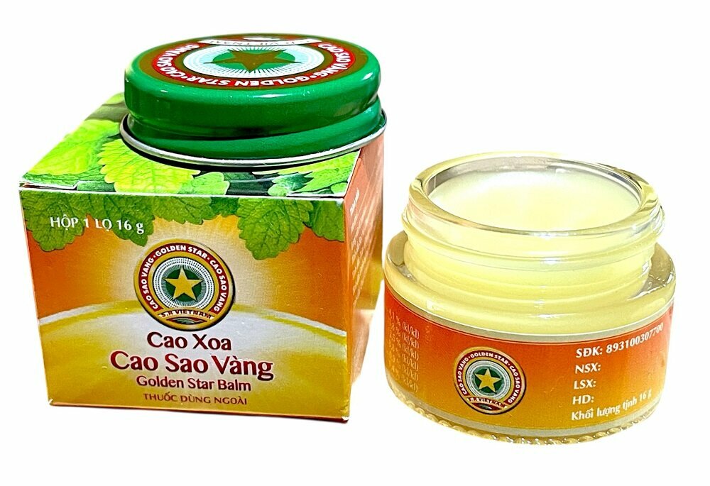 Бальзам звездочка из Вьетнама Golden Star Cao Sao Vang, (16гр.)