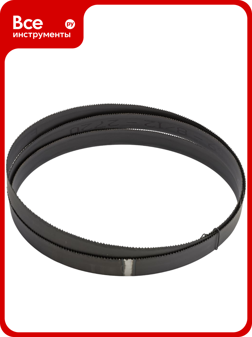 Полотно ленточное М42 ECO EM4227098122720 по металлу из биметалла с переменным шагом зубьев