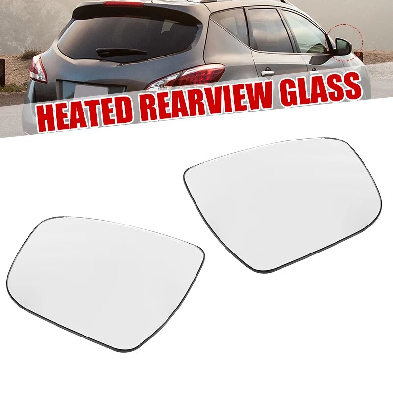 Крышка зеркала заднего вида с боковым крылом, стекло зеркала с подогревом для Nissan Qashqai Murano X-Trail Rogue Pathfinder 963744BA0A