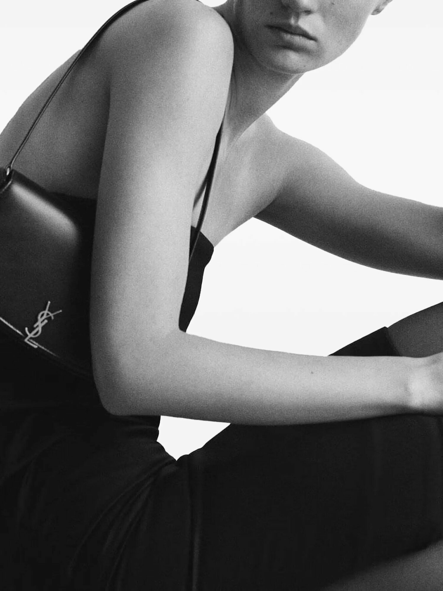 Сумка Saint Laurent Voltaire, grey — фото 1