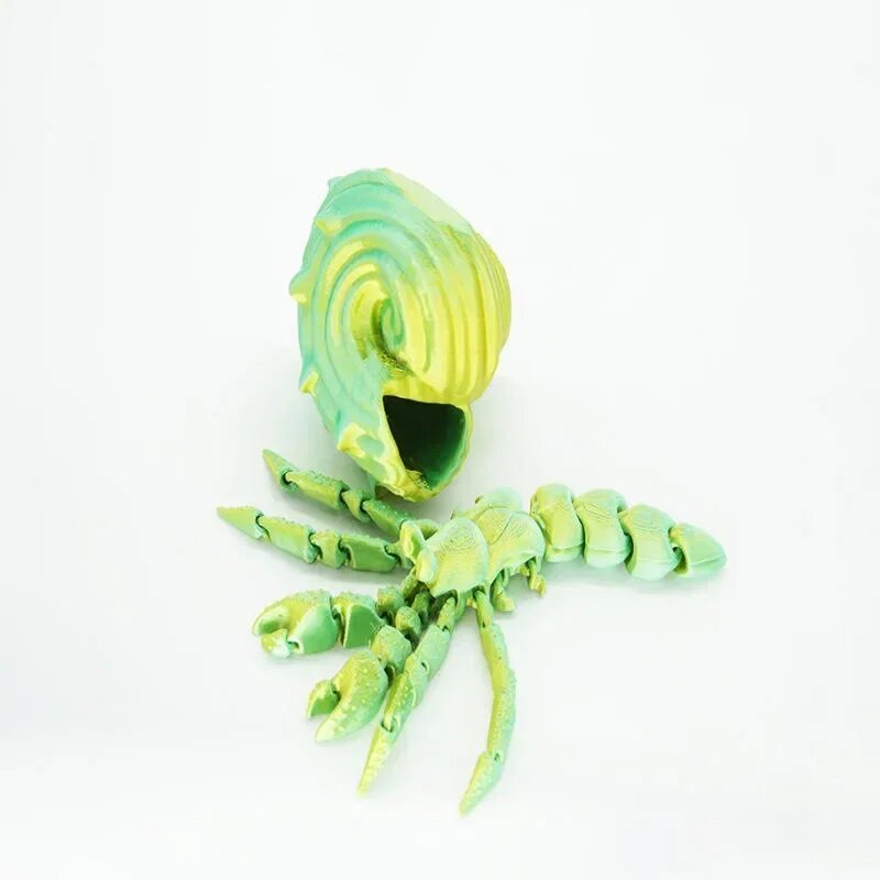 Фигурки краб-отшельник из пластика Green