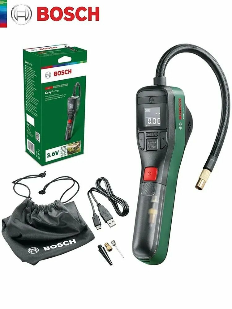 Bosch Компрессор автомобильный, 12 Вт, 10 л/мин