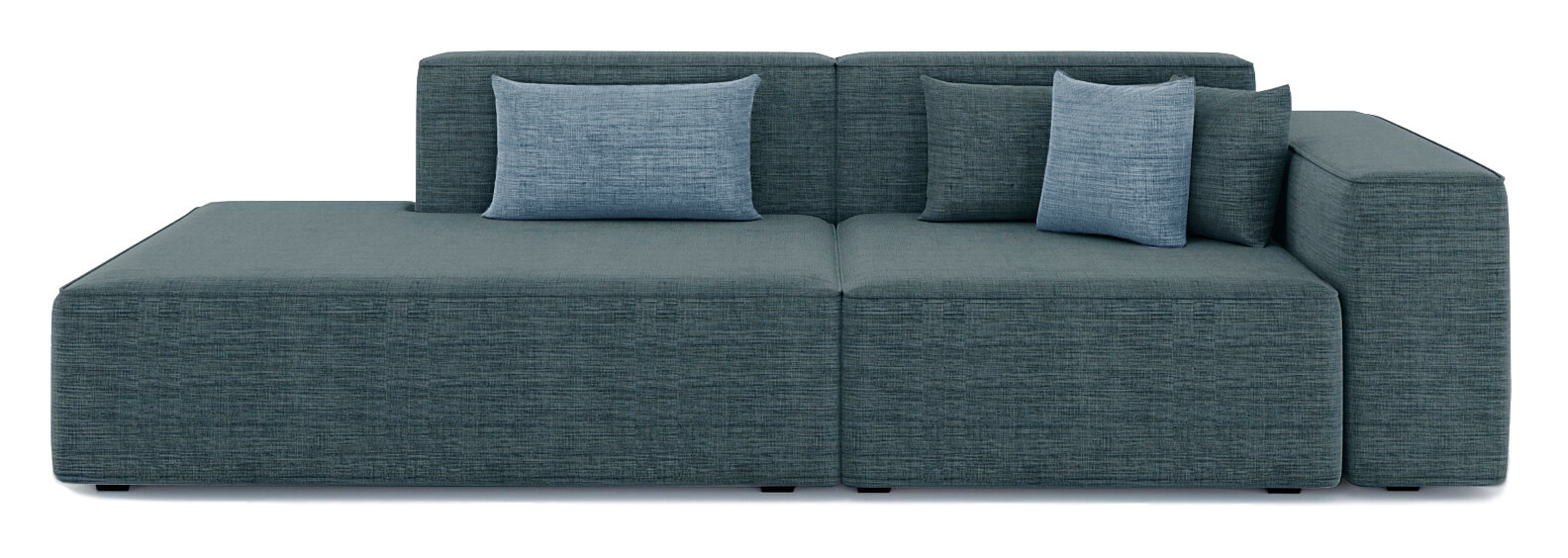 Диван-кровать 4Home Ральф, рогожка Дрим Люкс 20, диван раскладной в гостиную, механизм Еврокнижка