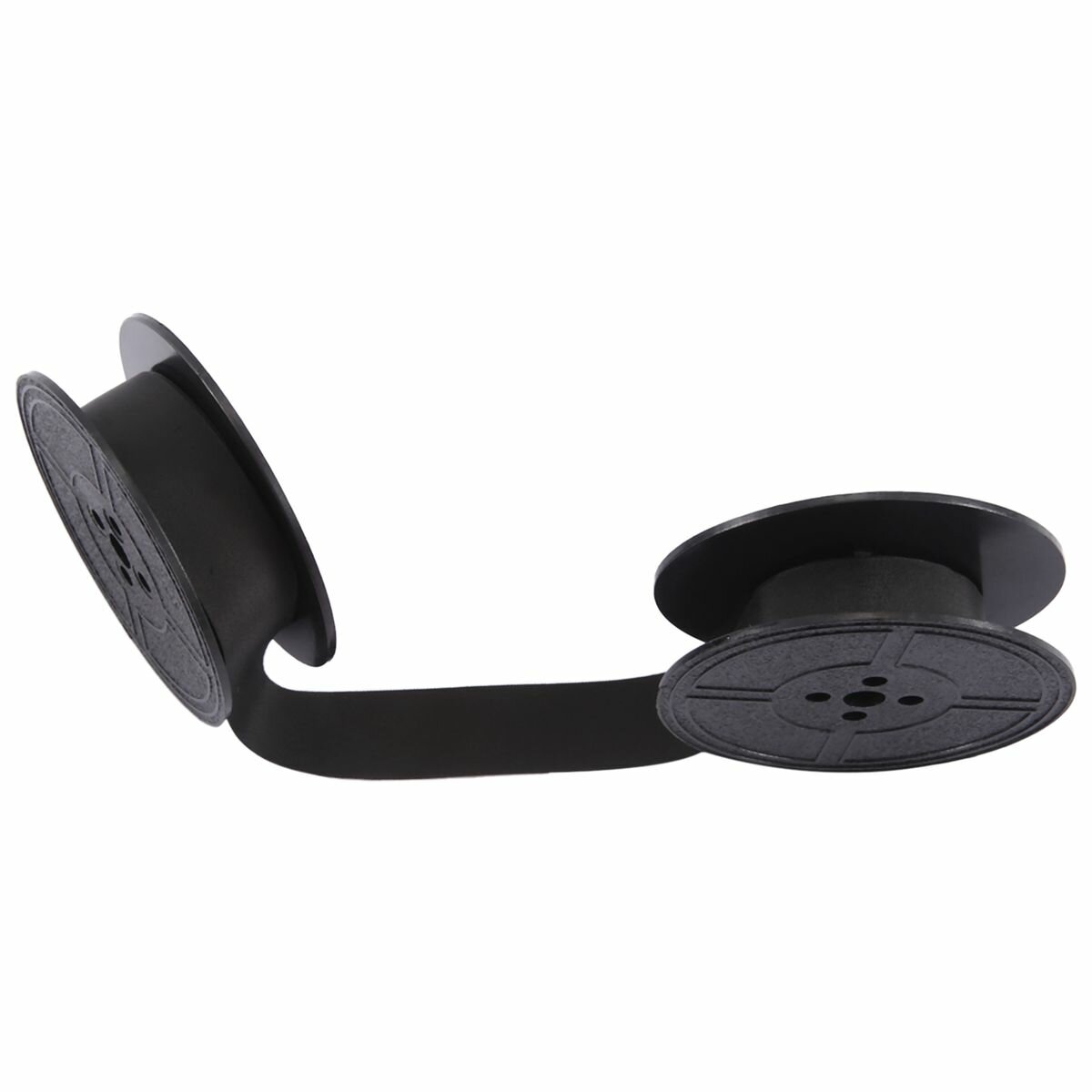 1 упаковка печатной машинки с двумя катушками, чернила для большинства пишущих машинок, черные