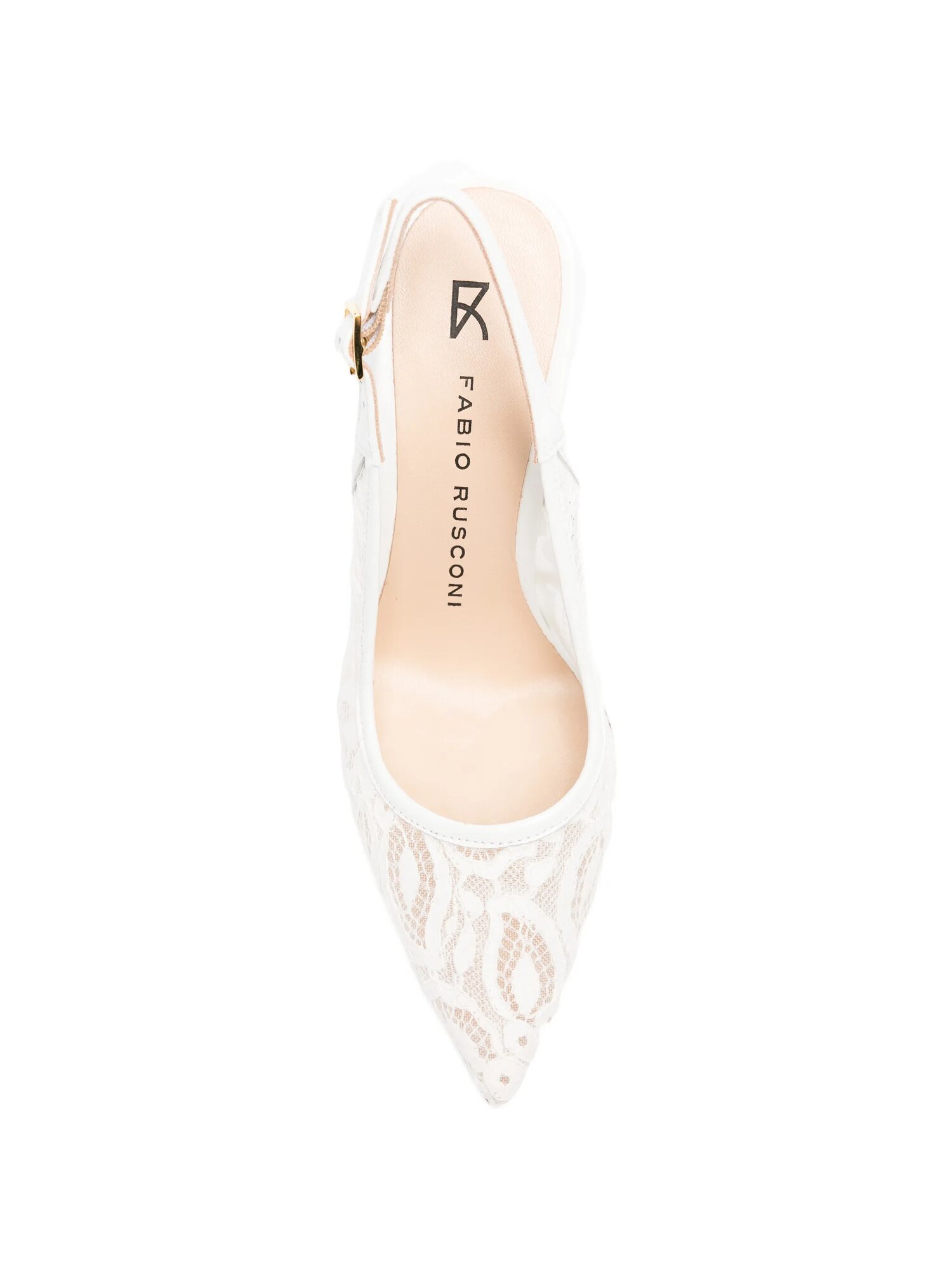 Туфли Fabio Rusconi Lace slingback pumps, размер 40, white — фото 1