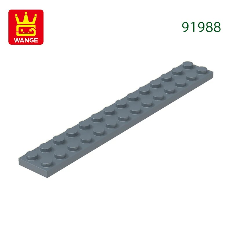 Строительный блок Wange 91988, Серый, 25 шт