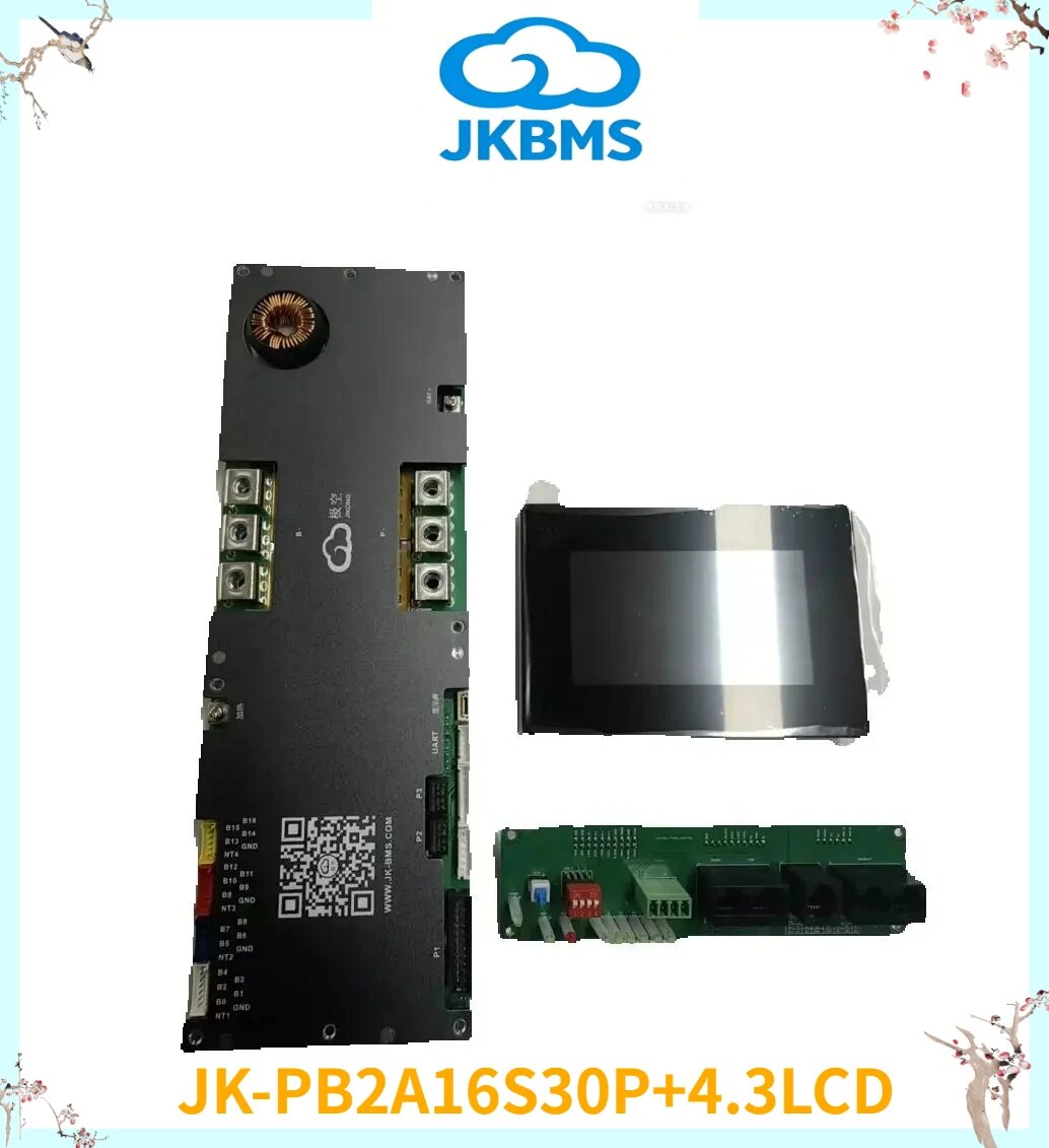 BMS JIKONG JK-PB2A16S30P+4.3LCD, Цвет: JK-PB2A16S30P-4.3V