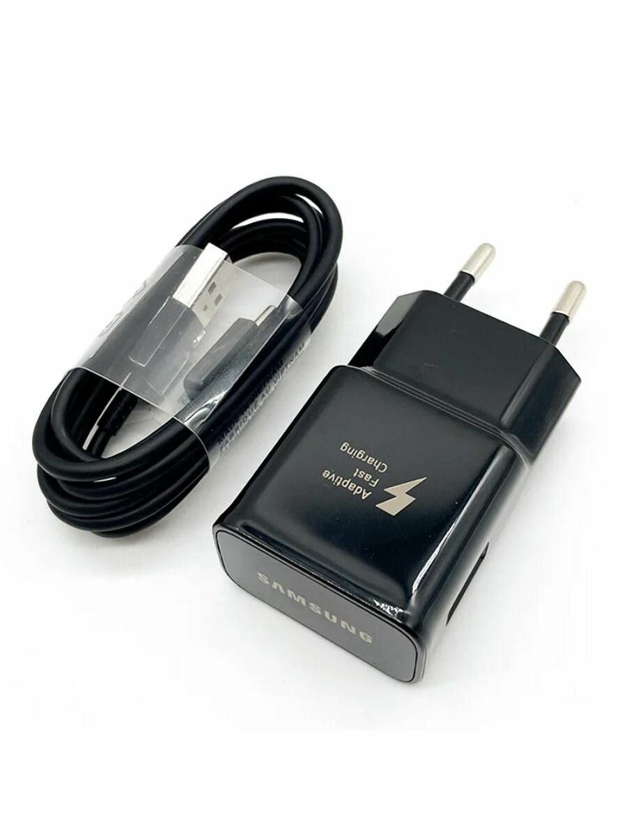 Для Samsung 15W супер быстрое зарядное устройство адаптер питания 1,2 м USB тип C кабель для Galaxy Note 8 9 S8 S9 S10 A15 A14