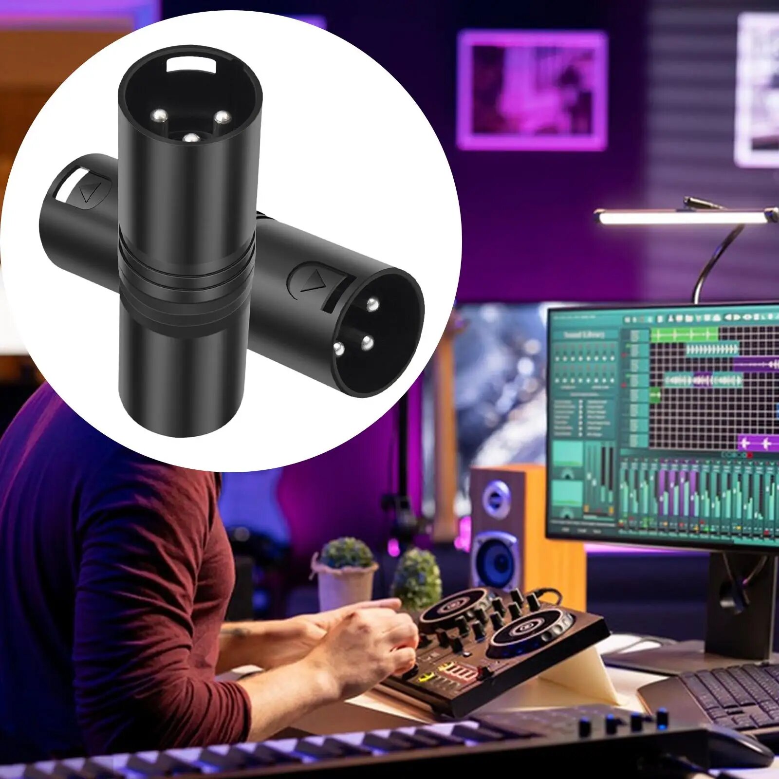 MagiDeal 2 шт. переходник «папа-папа» USB