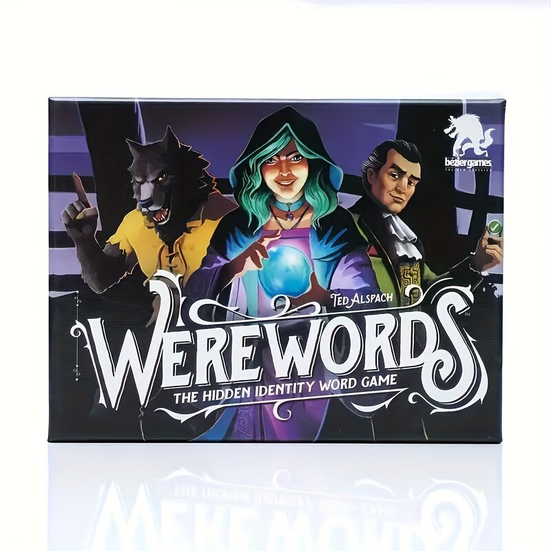 Настольная игра Werewords: Скрытая идентичность - Словесная игра-вечеринка с картами загадочных слов и механикой превращения в волка - для детей и подростков, развивает стратегическое мышление