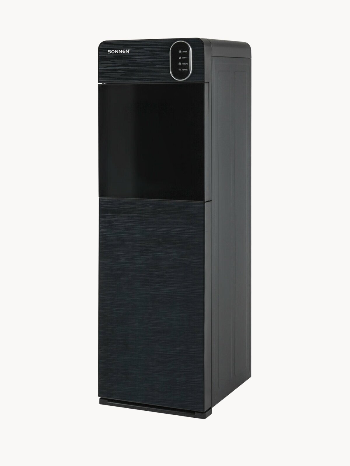 Кулер для воды Sonnen FSE-03Bi диспенсер напольный, нагрев/охлаждение, Нижняя Загрузка 3 крана, графит, 455744