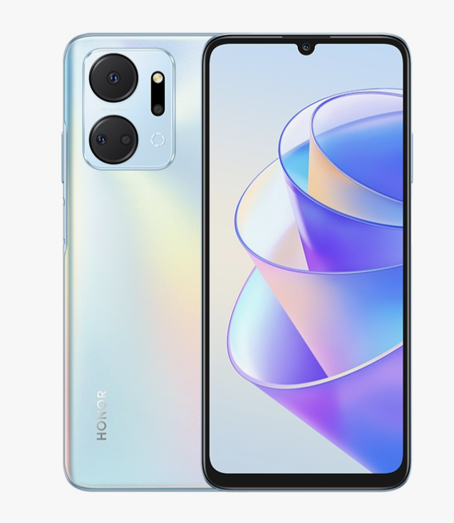 Смартфон HONOR X7a Plus 6/128 ГБ RU, Dual nano SIM, титановый серебристый