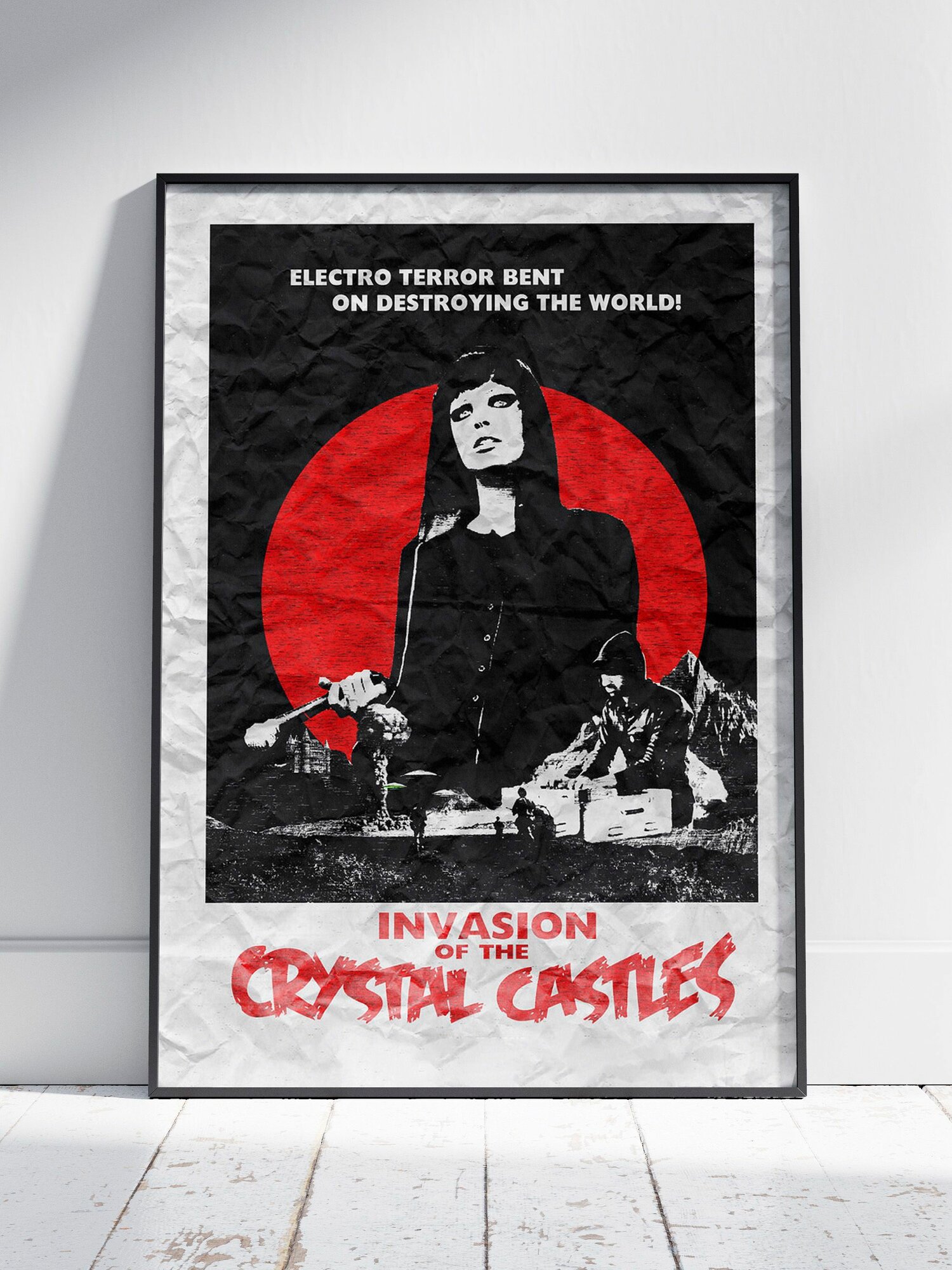 Плакат на стену для интерьера Кристал Кастлс (Crystal Castles 10) - Постер по музыке и артисту формата A4 (21x30 см)