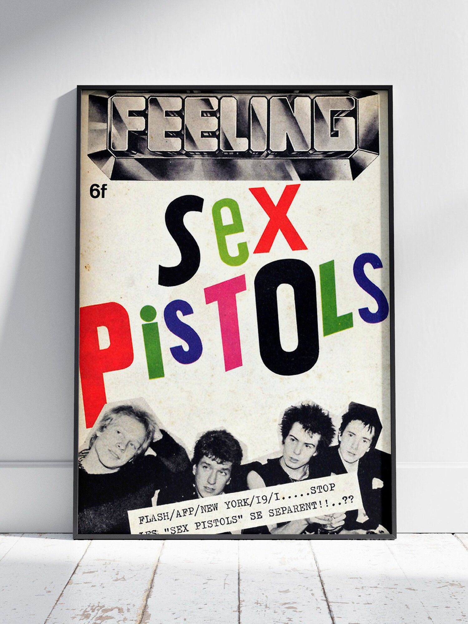 Плакат на стену для интерьера Секс Пистолс (Sex Pistols 3) - Постер по музыке и артисту формата A4 (21x30 см)
