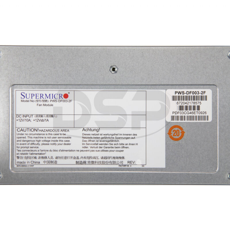 Модуль вентиляторов SuperMicro PWS-DF003-2F — фото 1