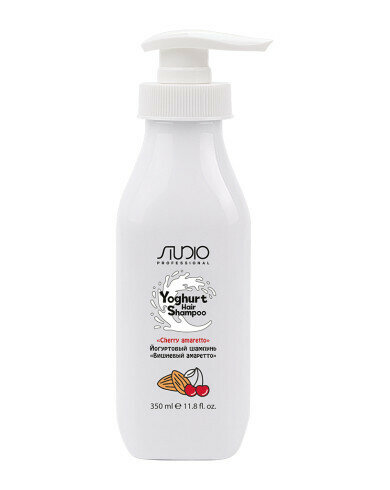 Kapous Studio Professional Yoghurt Шампунь йогуртовый, Вишнёвый амаретто, 350 мл