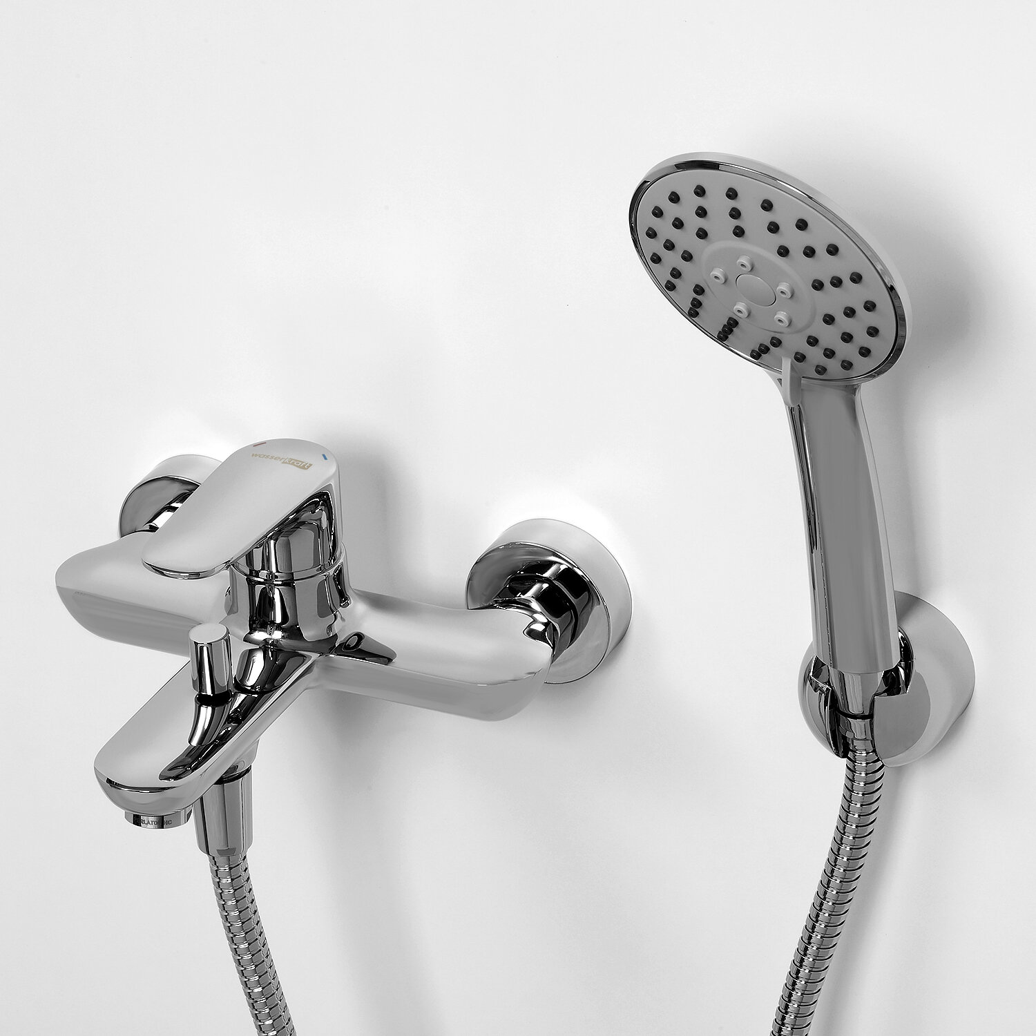 Смеситель для ванны с душем с изливом 5601 WasserKRAFT, хром