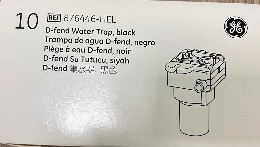 GE REF 876446-HEL D-Fend водоуловитель черный Datex Ohmeda упаковка из 10 шт