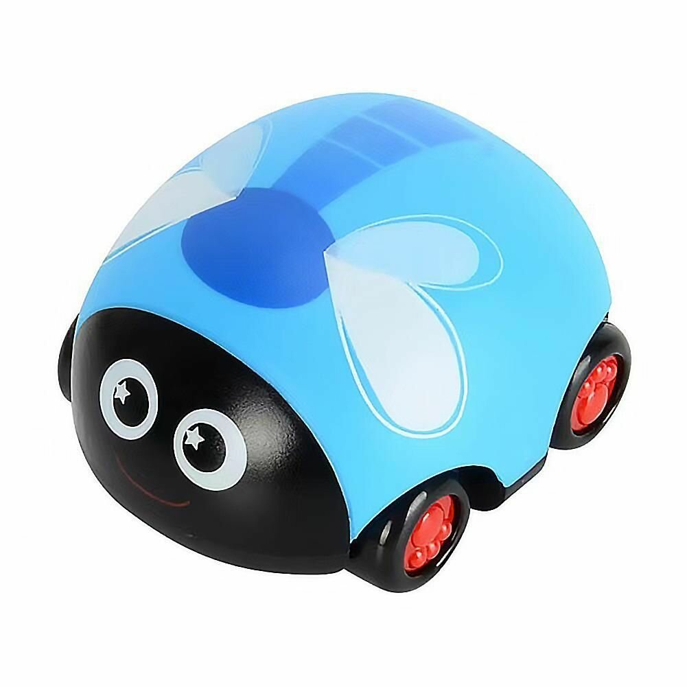 1шт милый игрушечный автомобиль в форме божьей коровки, автоматический возврат запаса
