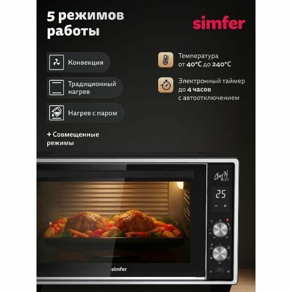 Мини печь Simfer M40B35 — фото 1