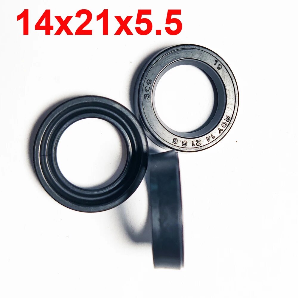 Уплотнительные кольца 14x21x5.5, 3шт, черные
