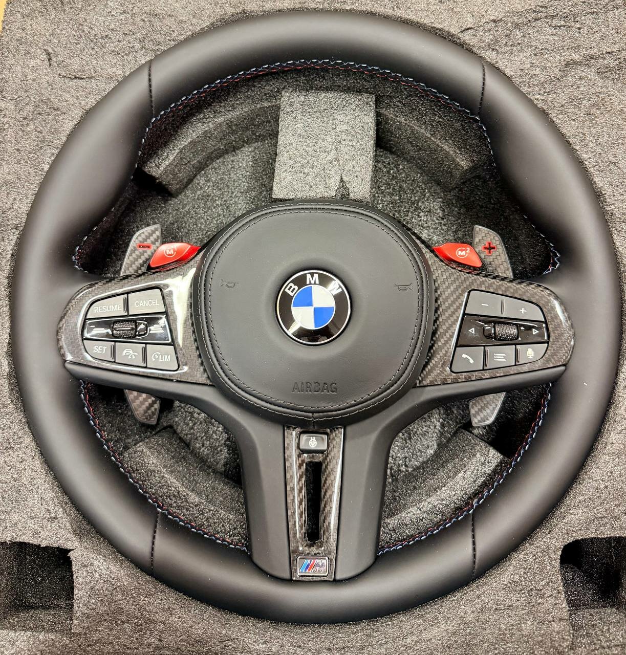 Руль BMW G30 G20 G05 G01 G03 подогрев вибро ACC стиль M5 F90