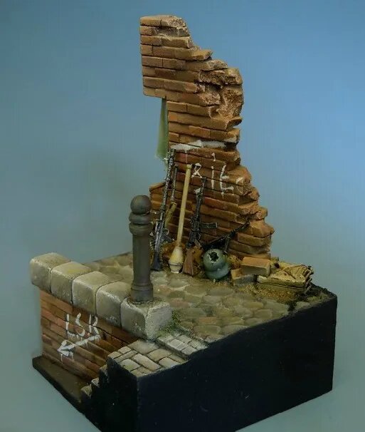 Набор для сборки модели 1/35 "Европейские городские руины" Resinking