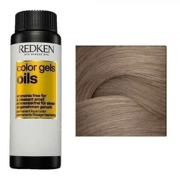 Redken Color Gels Oils - Жидкая стойкая краска для волос без аммиака 8NA 60 мл