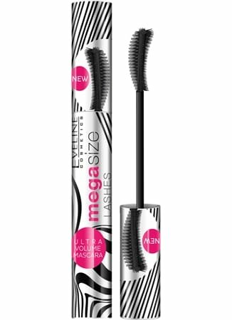 Тушь для ресниц Eveline Cosmetics MegaSize, черный, 10 мл