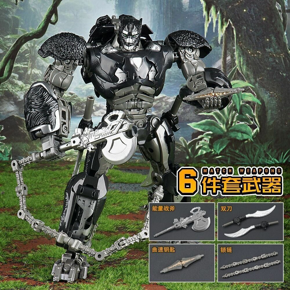 Super 7 Трансформеры: Восстание зверей Черный Пантера Капитан JK05 Модельная фигурка с 6 видами оружия коллекционная