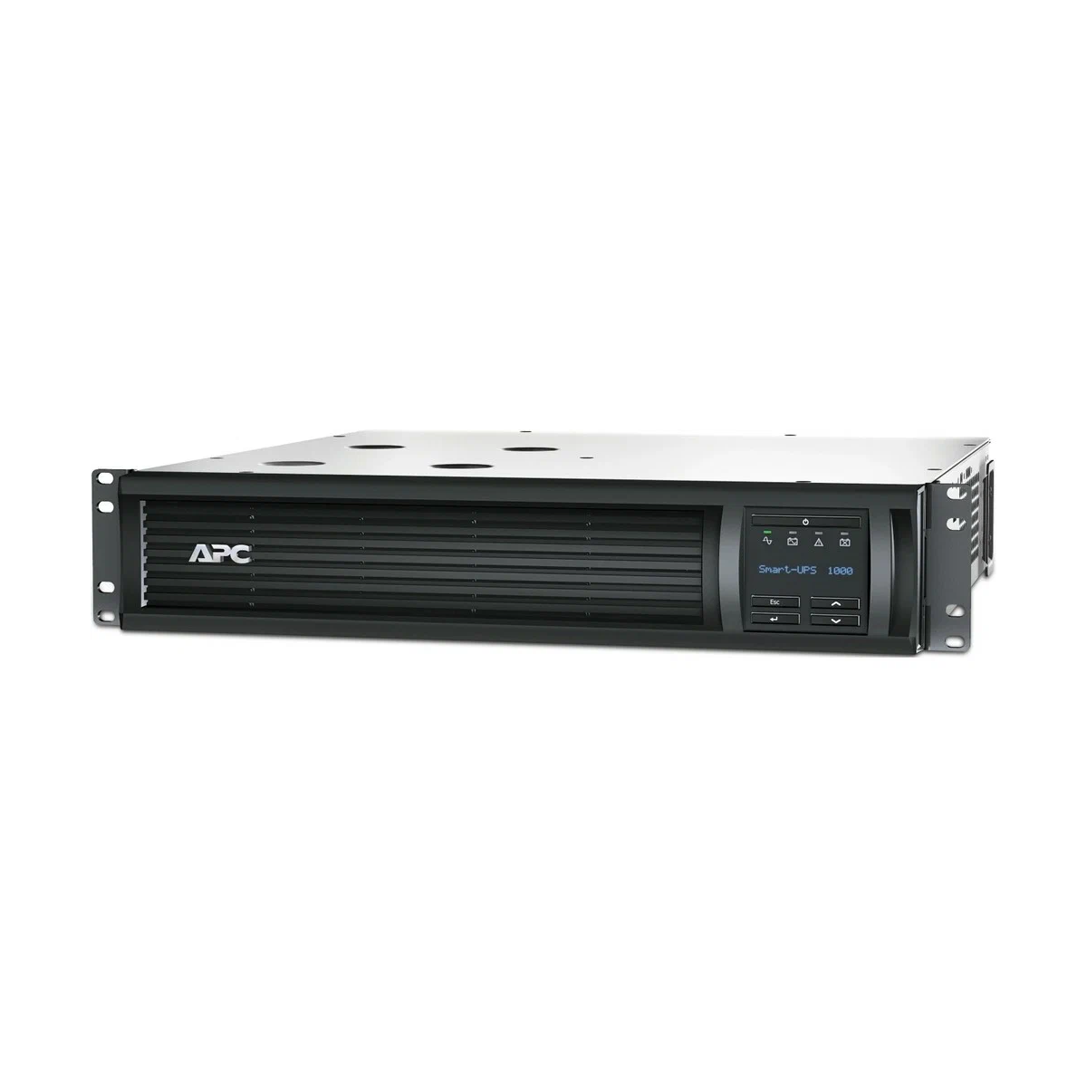 ИБП APC Smart-UPS SMT1000RMI2UC черный 700Вт 1000ВА в стойку U2, 4 × IEC 320 C13 + 2 × IEC Jumper, USB, RS-232